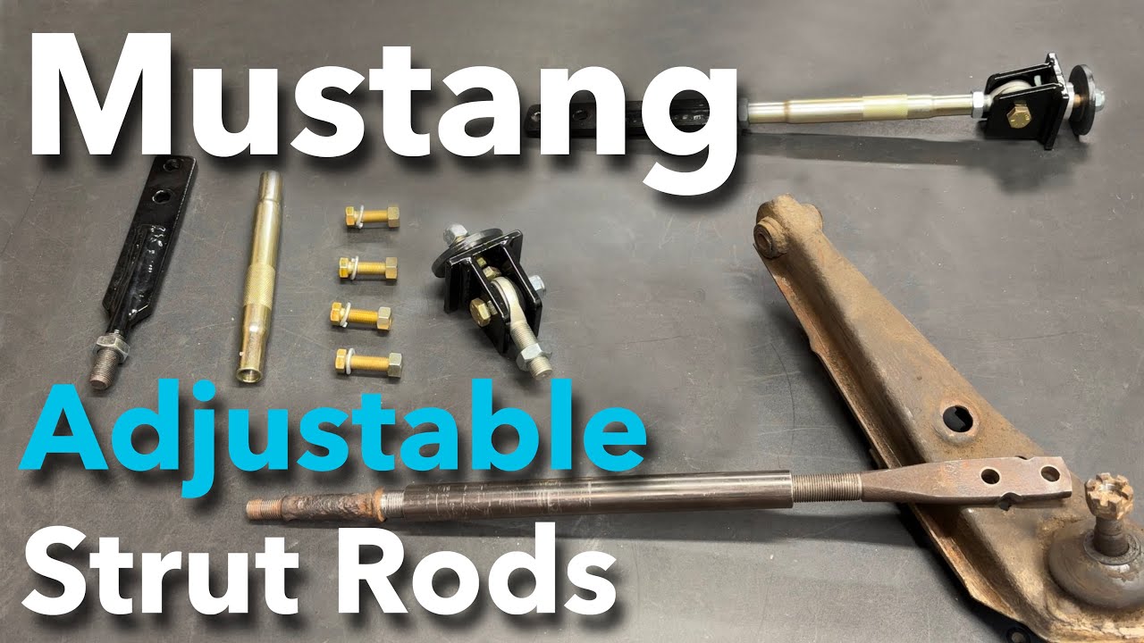65/66 Mustang Strut Rod: Function, Why Make it Adjustable, & Rose Hill ...