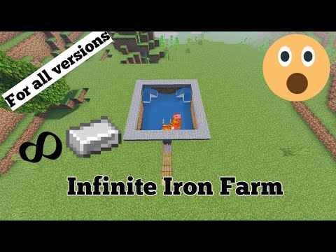 Minecraft: Infinite Iron Farm | MCPE MCBE XBOX JAVA - YouTube