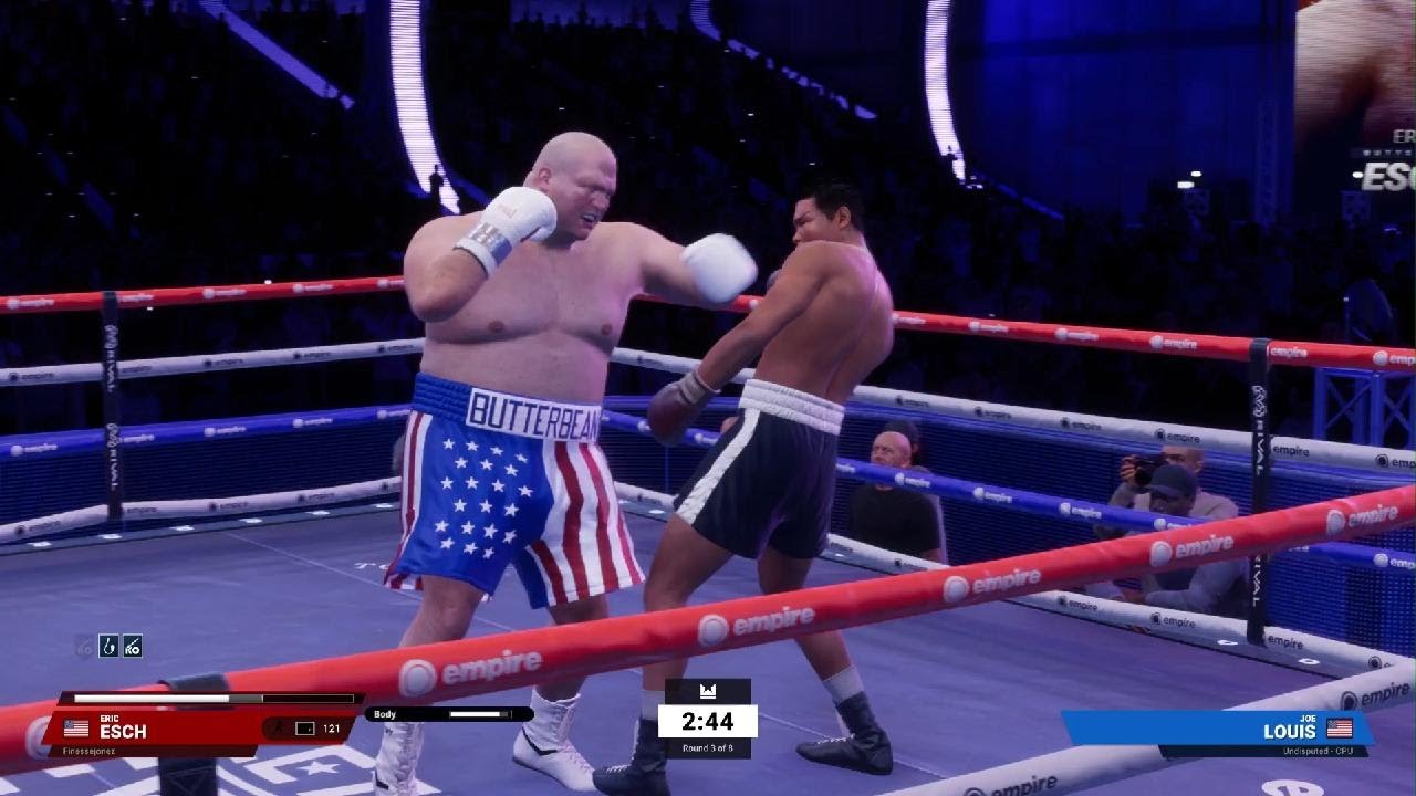 Butterbean vs Joe Louis on Undisputed Boxing #carneloalvarez # ...