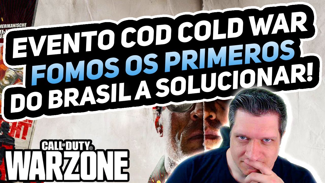 EVENTO COD COLD WAR - FOMOS OS PRIMEIROS DO BRASIL A COMPLETAR | COD ...