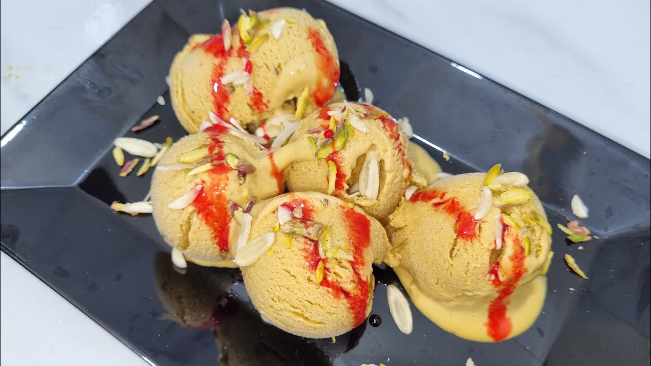 Creamy and Delicious MANGO 🥭 ICE CREAM RECIPE|How to make Mango Ice ...