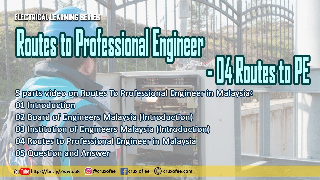 Routes to Professional Engineer - 04 Routes To Prof. Eng. - YouTube