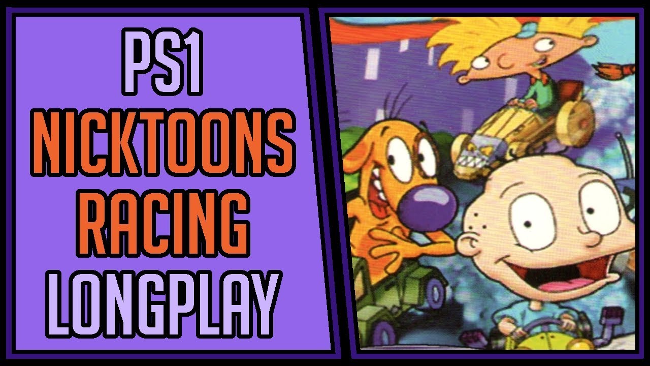 Nicktoons Racing | PS1 | Longplay | Walkthrough #9 [4Kp60] - YouTube