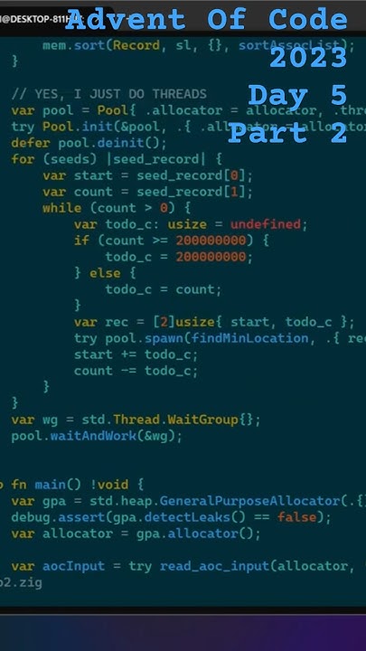 22 Advent Of Code2023 Day 5 Adventofcode Rust Zig C Aoc Golang 2903
