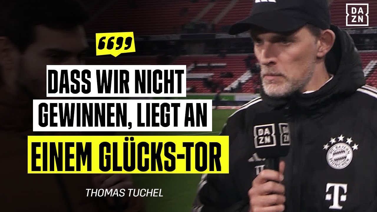 Thomas Tuchel bedient nach Freiburg - Bayern | DAZN-Interview - YouTube