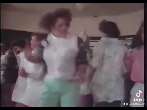 1980's teens dancing