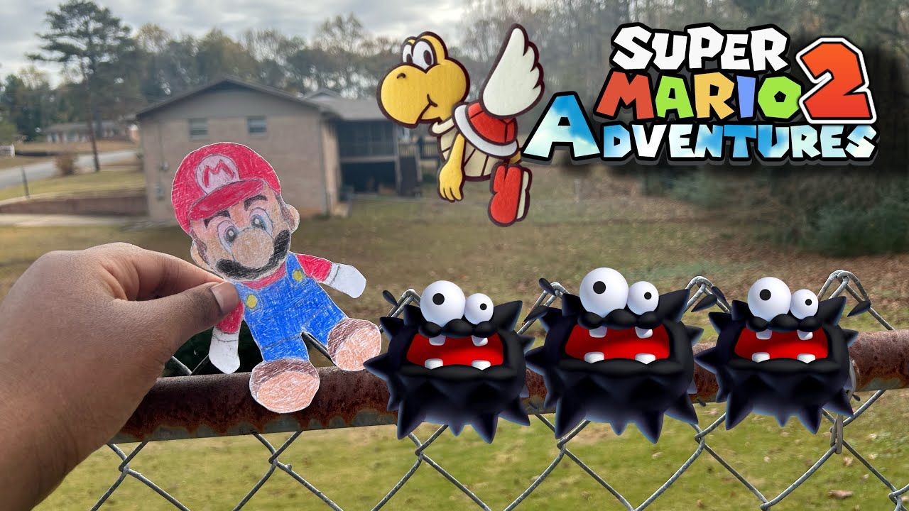 Super Paper Plush Mario Bros - Super Mario Adventures 2 - YouTube