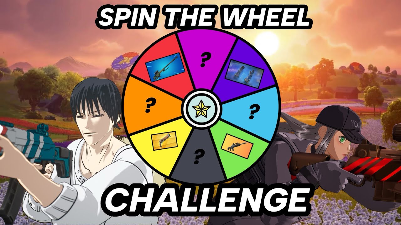 QUICK FORTNITE SPIN THE WHEEL CHALLENGE - YouTube