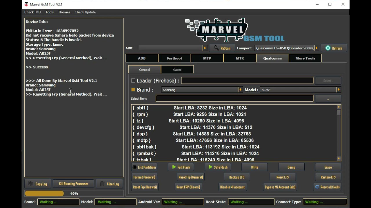 Samsung Galaxy A02S SM A025F RESET FRP ( EDL MODE) - YouTube
