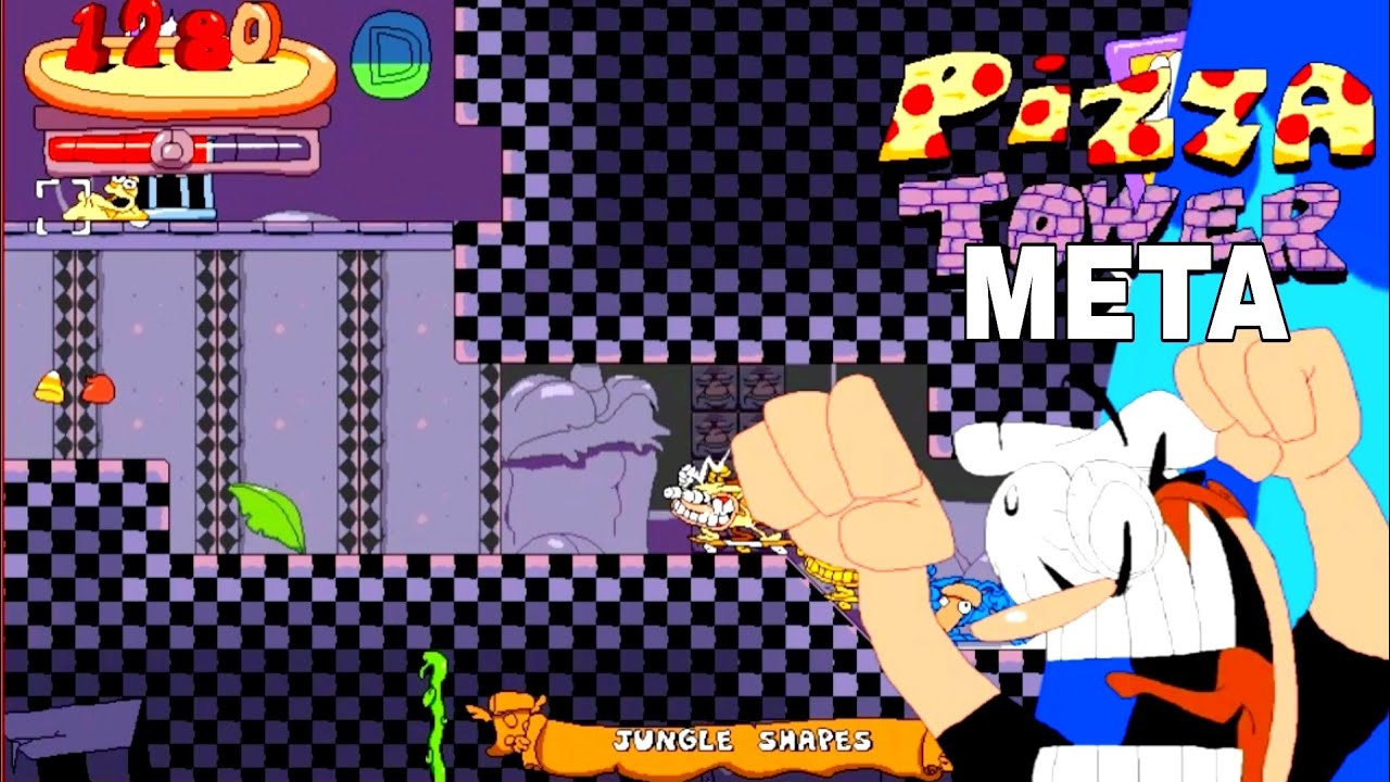 PIZZA TOWER META noise update (pizza tower plus pt plus) (mod) (new combo!?) - YouTube