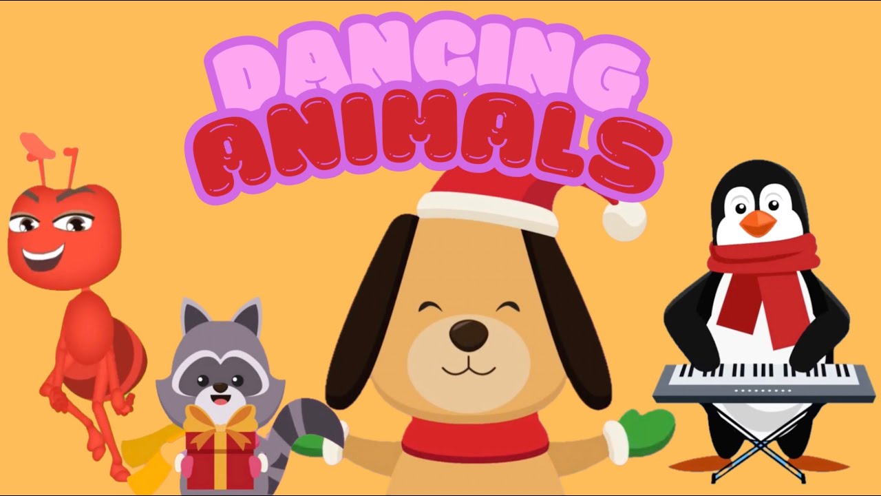 Dancing Animals Song | Fun Dance with Ant, Penguin, Raccoon | Sing ...