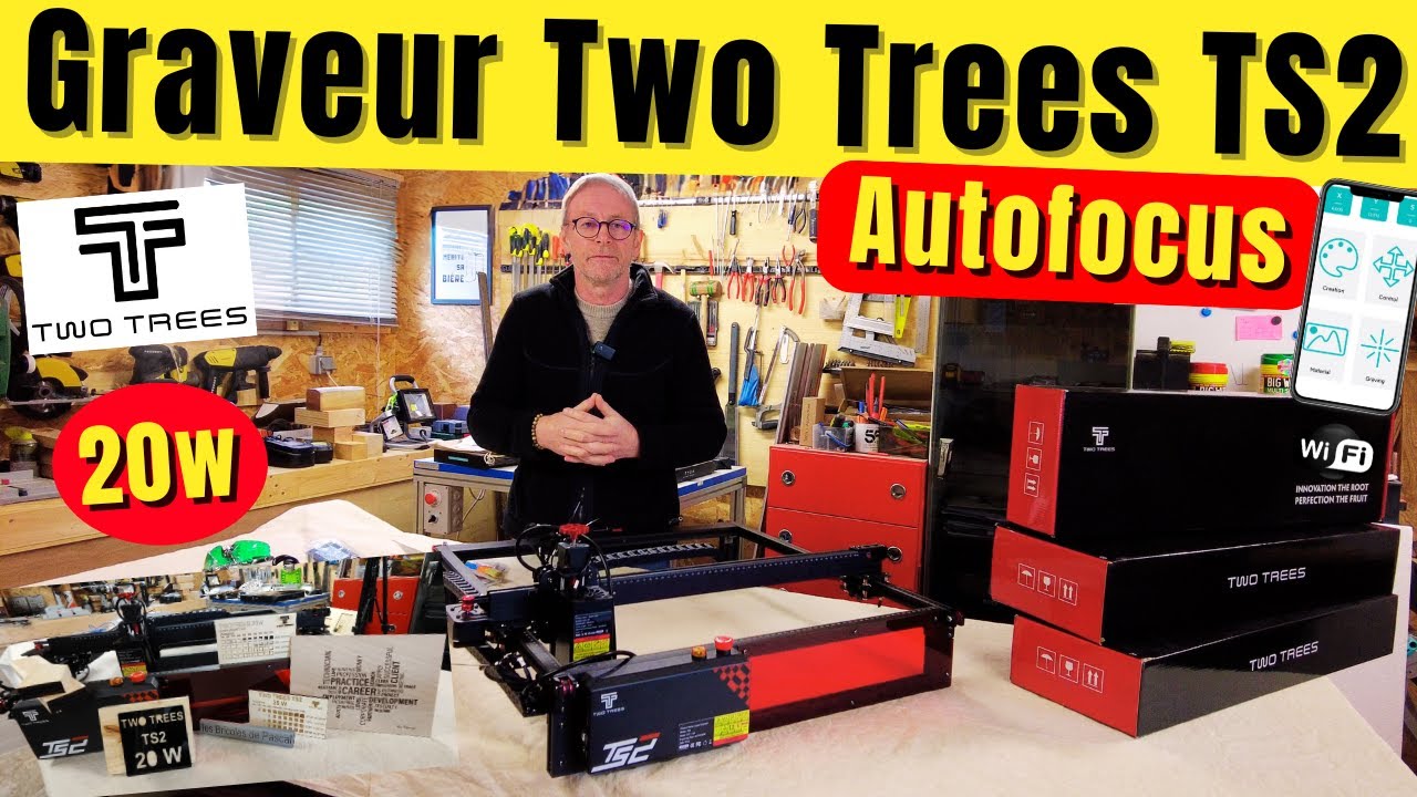 Two Trees TS2 ️ Graveur Laser 20W puissant et très efficace 🚨code promo ...