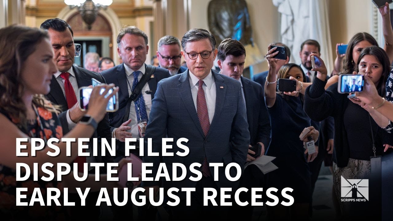 House to begin August recess early amid dispute over Epstein files ...