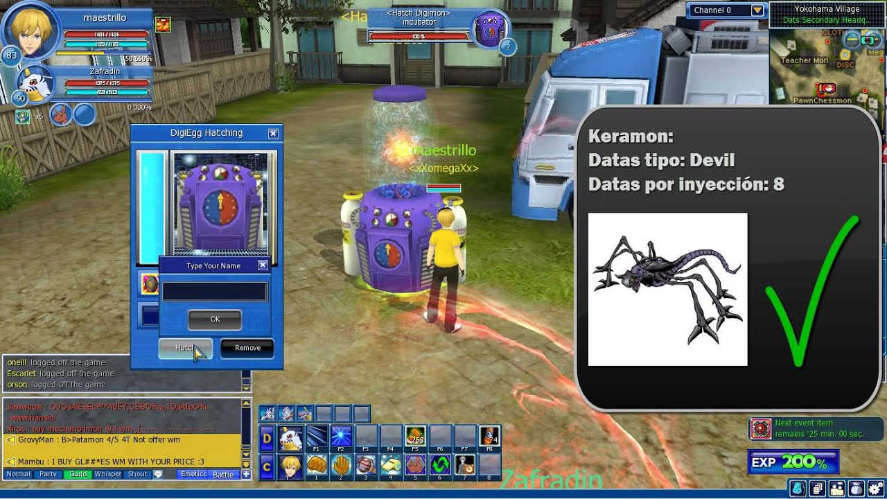 Hatching Keramon 5/5 - Digimon Masters Online - YouTube