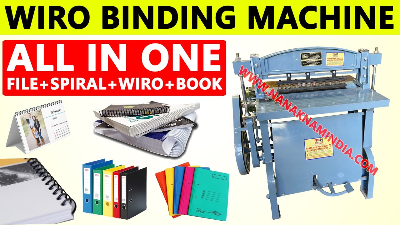 FILE MAKING MACHINE, FILE MASTER MACHINE, SPIRAL BINDING MACHINE, INDEX ...