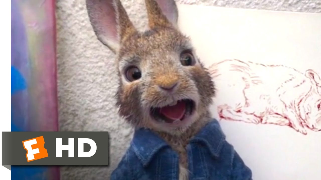 Peter Rabbit - Rabbit Wrestling Scene | Fandango Family - YouTube