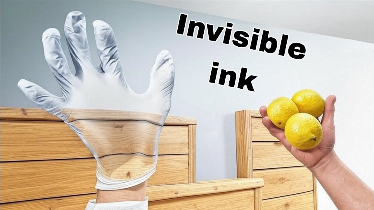 DIY Invisible Ink! Exposes How To Make A Secret Invisible Ink UV Pen ...