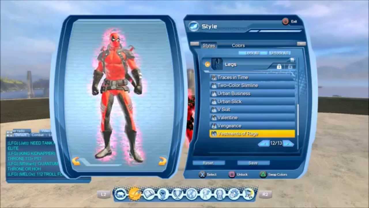 DCUO Deadpool Style - YouTube