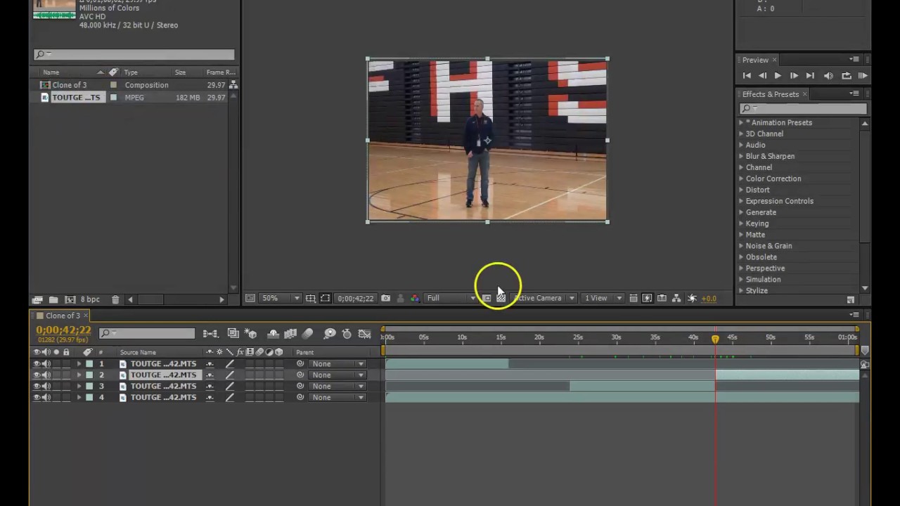 Cloning 3 of the same person in After Effects - YouTube