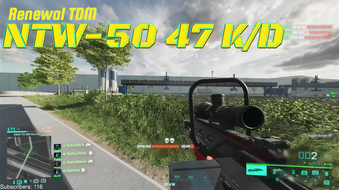 NTW-50 Sniping Perfection! - 47 K/D Renewal Gameplay - Battlefield 2042 ...