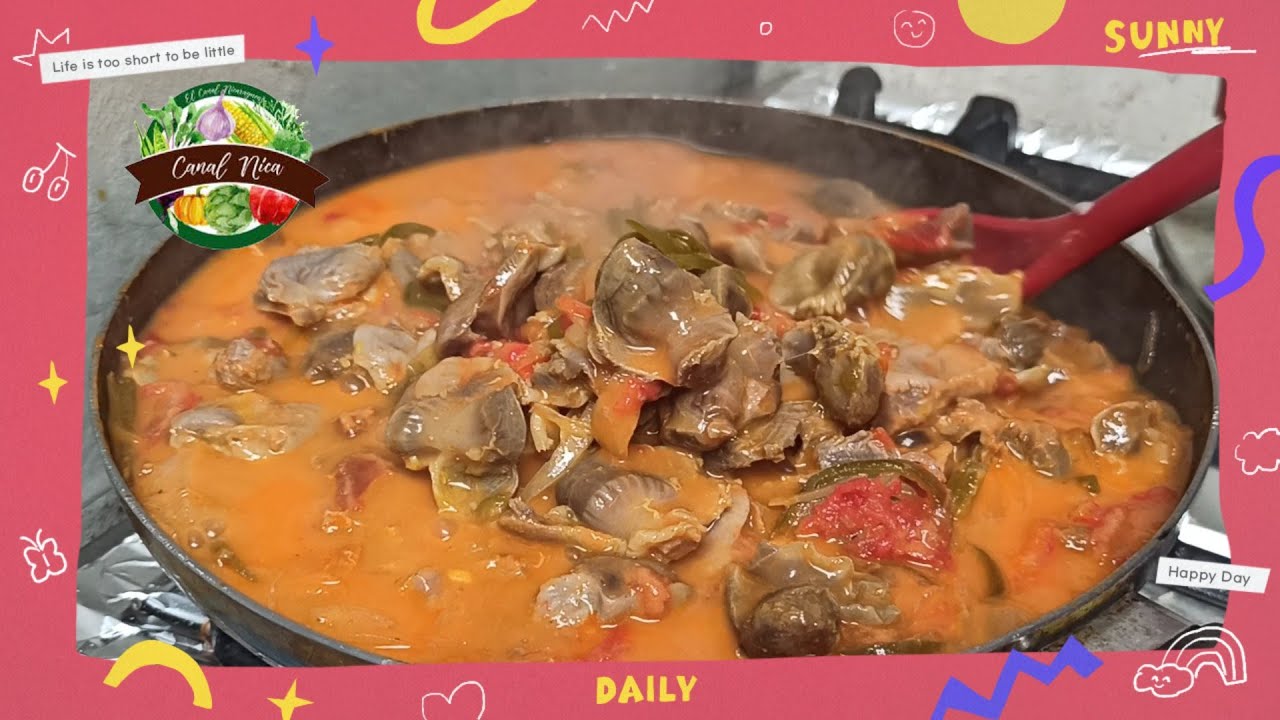 Tomates en salsa Roja con Titiles de Gallina - YouTube