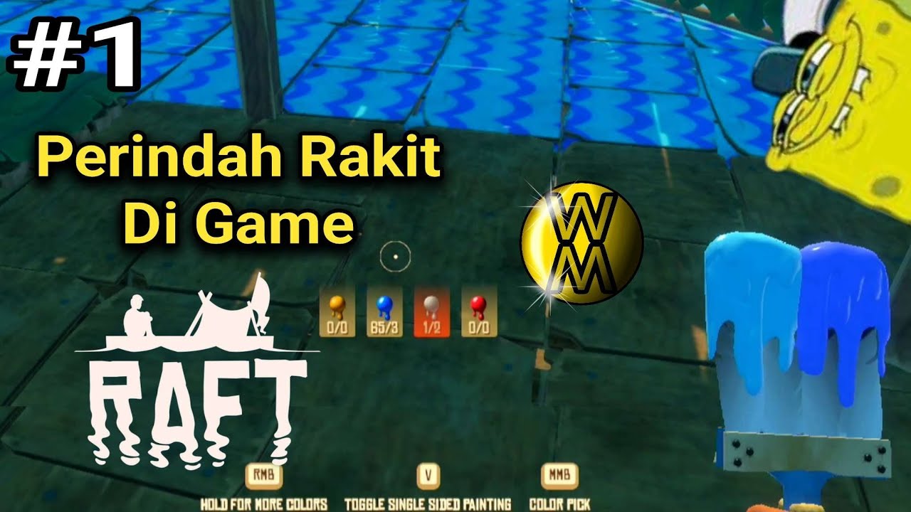 Saatnya Renovasi Rakit Di Game Raft Part 1 - YouTube