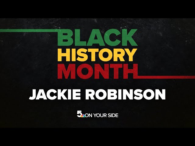 Color Jackie Robinson School Black History Month