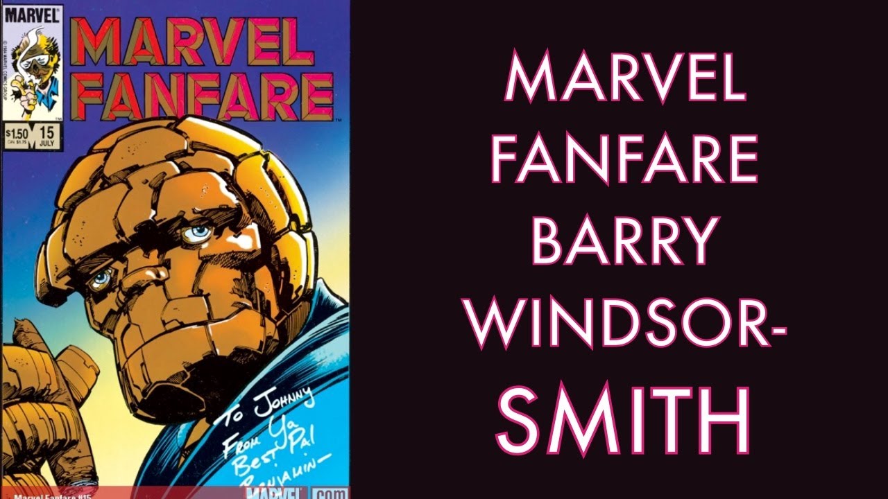 Marvel Fanfare 15 By: Barry Windsor-Smith - YouTube