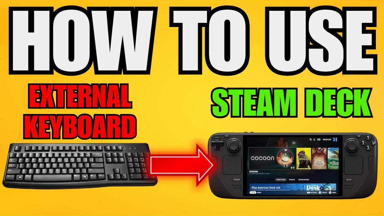 How To Use External Keyboard On Steam Deck (2025) - Step by Step - YouTube