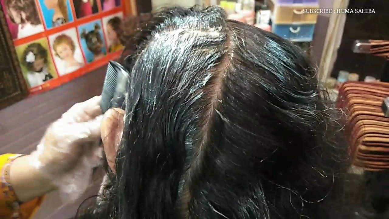 How to cover Grey\White Hair || Grey Hair Coverage || White hair to ...