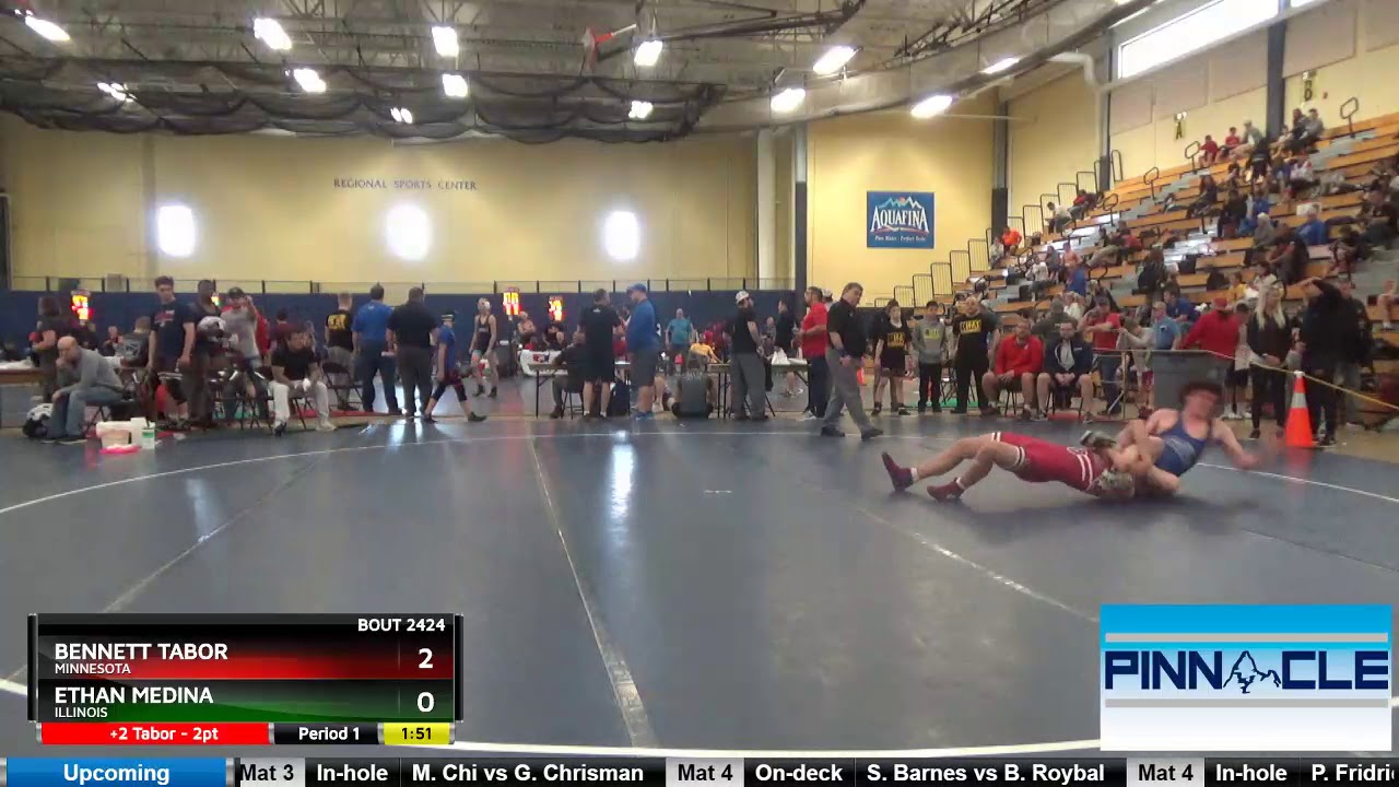 16U 195 Bennett Tabor Minnesota Vs Ethan Medina Illinois - YouTube