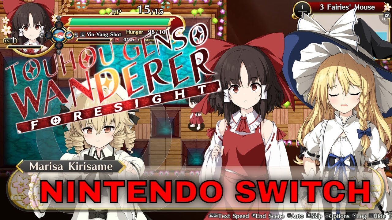 Touhou Genso Wanderer - FORESIGHT - roguelike/jrpg merge - YouTube