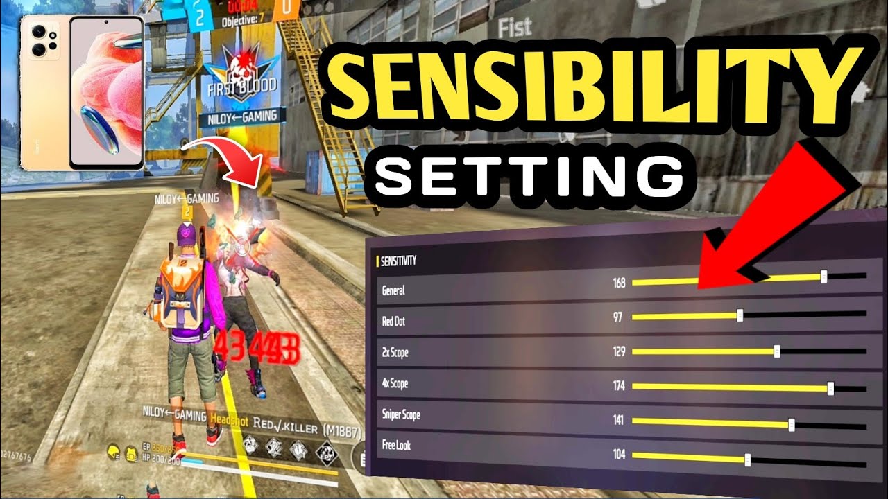 Best Sensibility Free Fire | 200 Sensibility Free Fire Game | Redmi ...