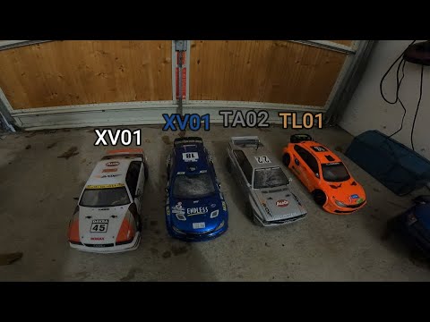 Tamiya rally cars on wet tarmac: With XV01, TA02 and TL01 thru the rain ...