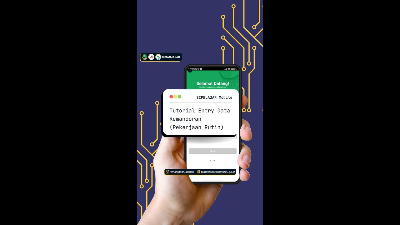 Tutorial Entry Data Kemandoran (Pekerjaan Rutin) SIPELAJAR Mobile - YouTube