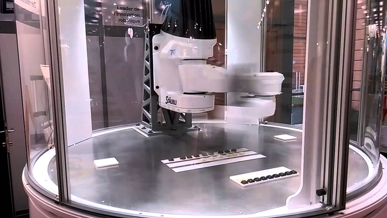 Salon Innorobo - Stäubli Robot - Lyon 2015 - YouTube