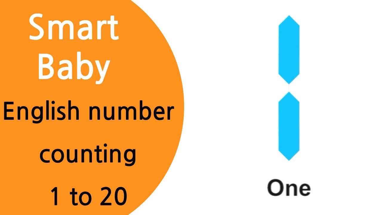(Smart Baby) 영어 - English number counting 1 to 20 (영어 숫자세기 1~20) - YouTube