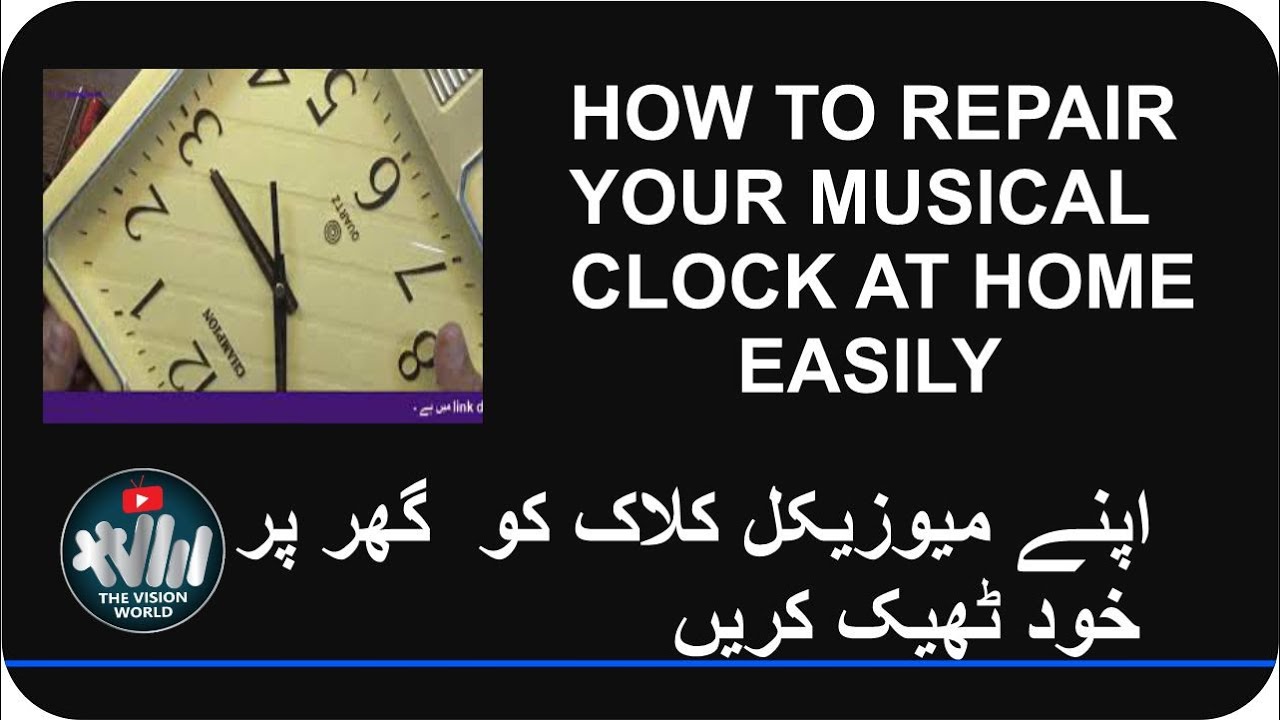HOW TO REPAIR YOUR old citizen musical clock By #the visionworld - YouTube