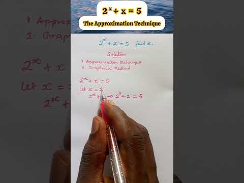 Special Exponential Equation...by Approximation Technique - YouTube