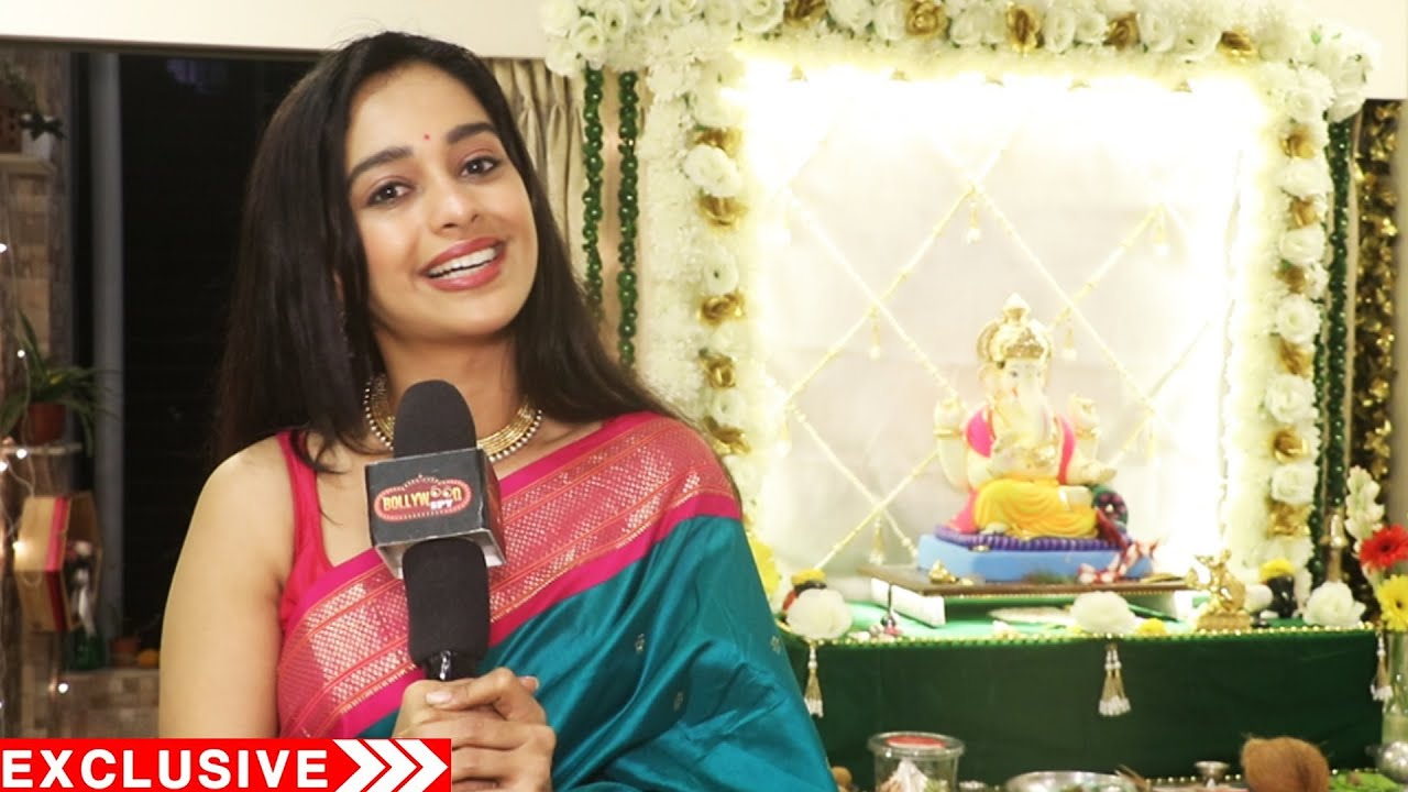 Kumkum Bhagya Fame Mugdha Chaphekar Aka Prachi Ganpati Celebration ...