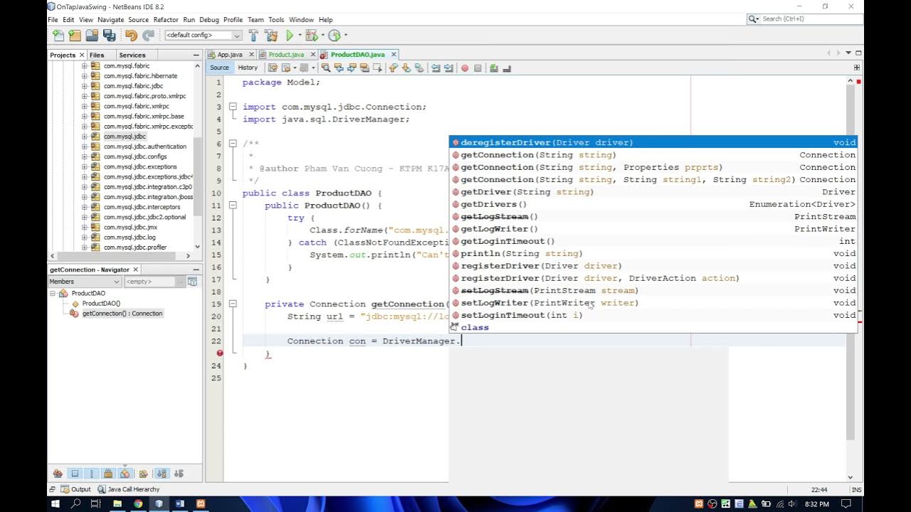 Java Swing MVC CRUD - Phần 2 (MODEL) - YouTube
