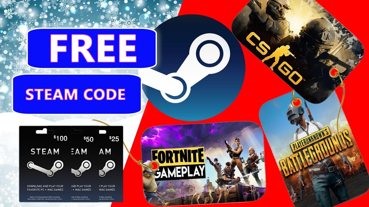 How To Get Free Steam Codes 2018 Winter Season | Steam Wallet Codes or ...