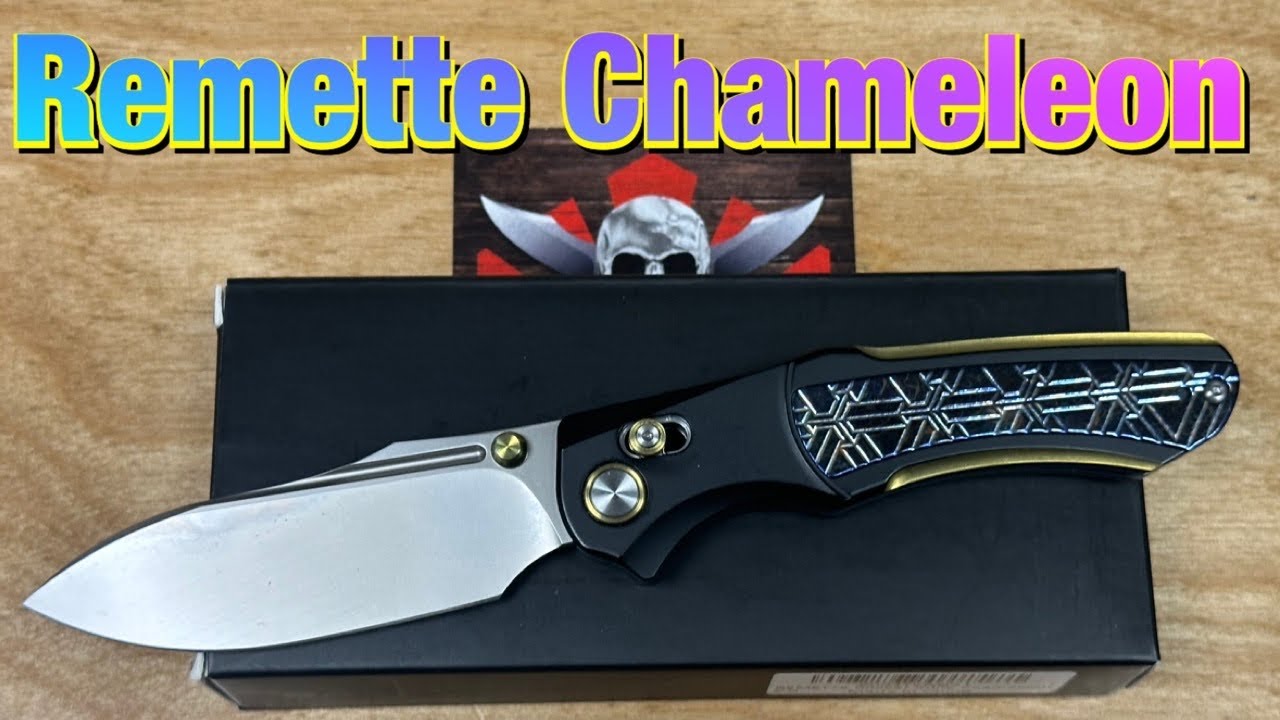Remette Chameleon titanium axis lock with M390 blade ! This is a great ...