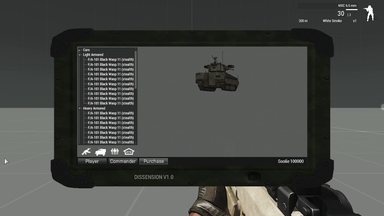Arma 3 - Testing UI 3d Rotating Object - YouTube