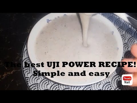 Best simple and easy UJI POWER RECIPE! || How to male UJI POWER # ...