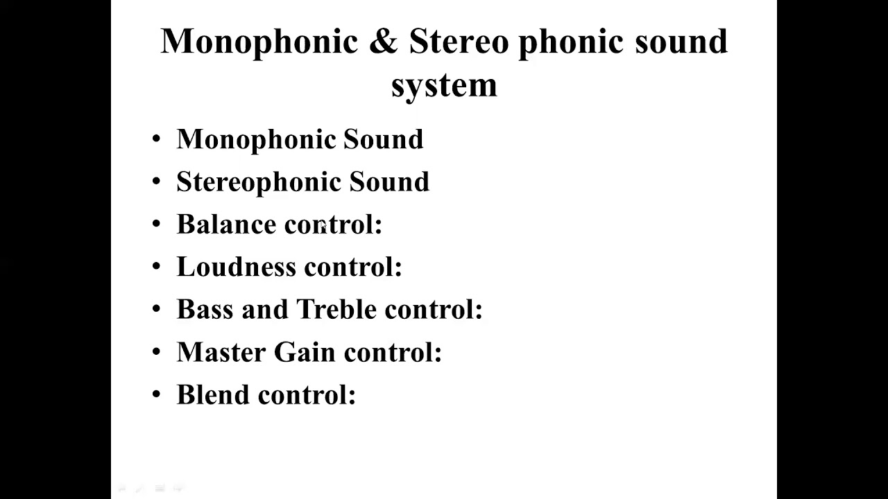 Monophonic and Stereophonic - YouTube