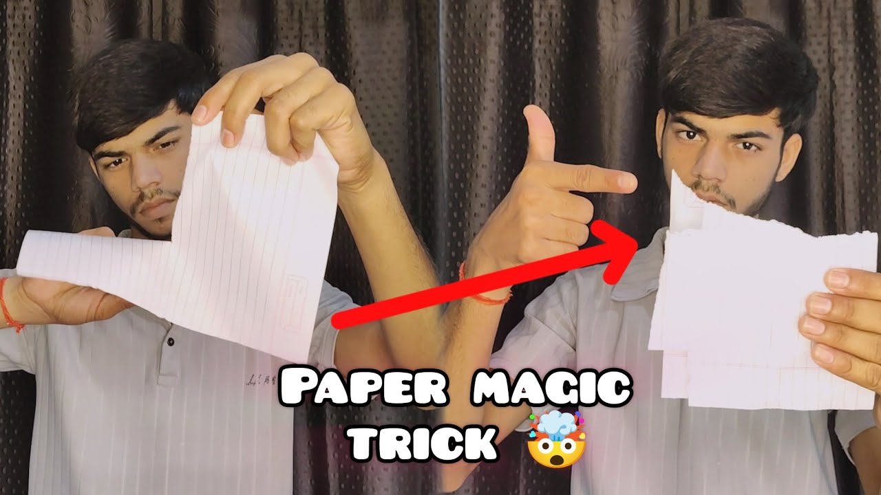 SIMPLE PAPER MAGIC TRICK @Prajapatiminivlog6726 - YouTube