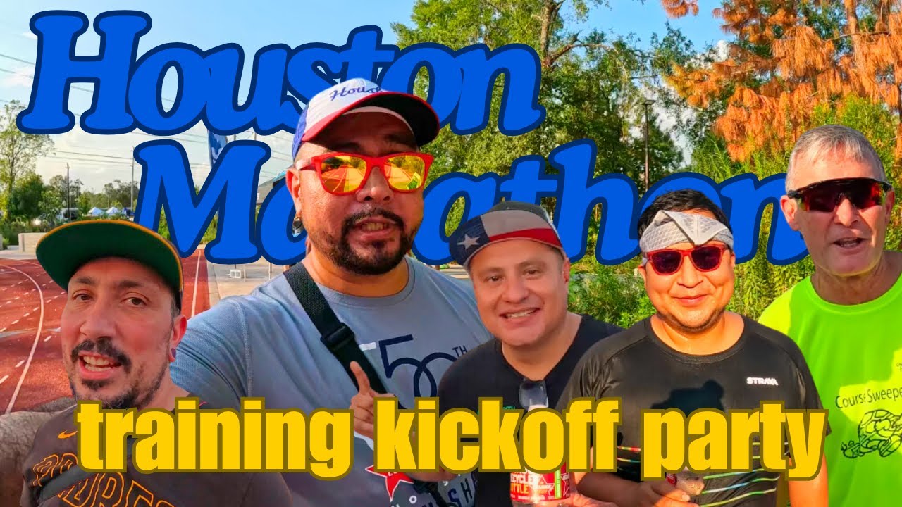 Houston Marathon Training Kickoff Party 2024 - YouTube