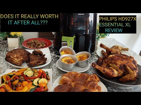PHILIPS ESSENTIAL XL AIRFRYER REVIEW - YouTube