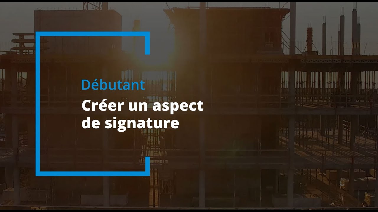 Créer un aspect de signature - ConsignO Desktop (Débutant) - YouTube
